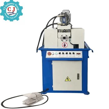 Pneumatic Round Bar Chamfering Machine Rod End Finishing Single End ...