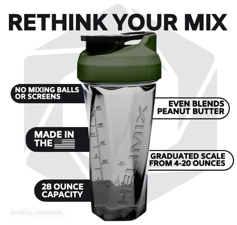 HELIMIX Vortex Shaker Cups - Custom Design & Mixing Ball