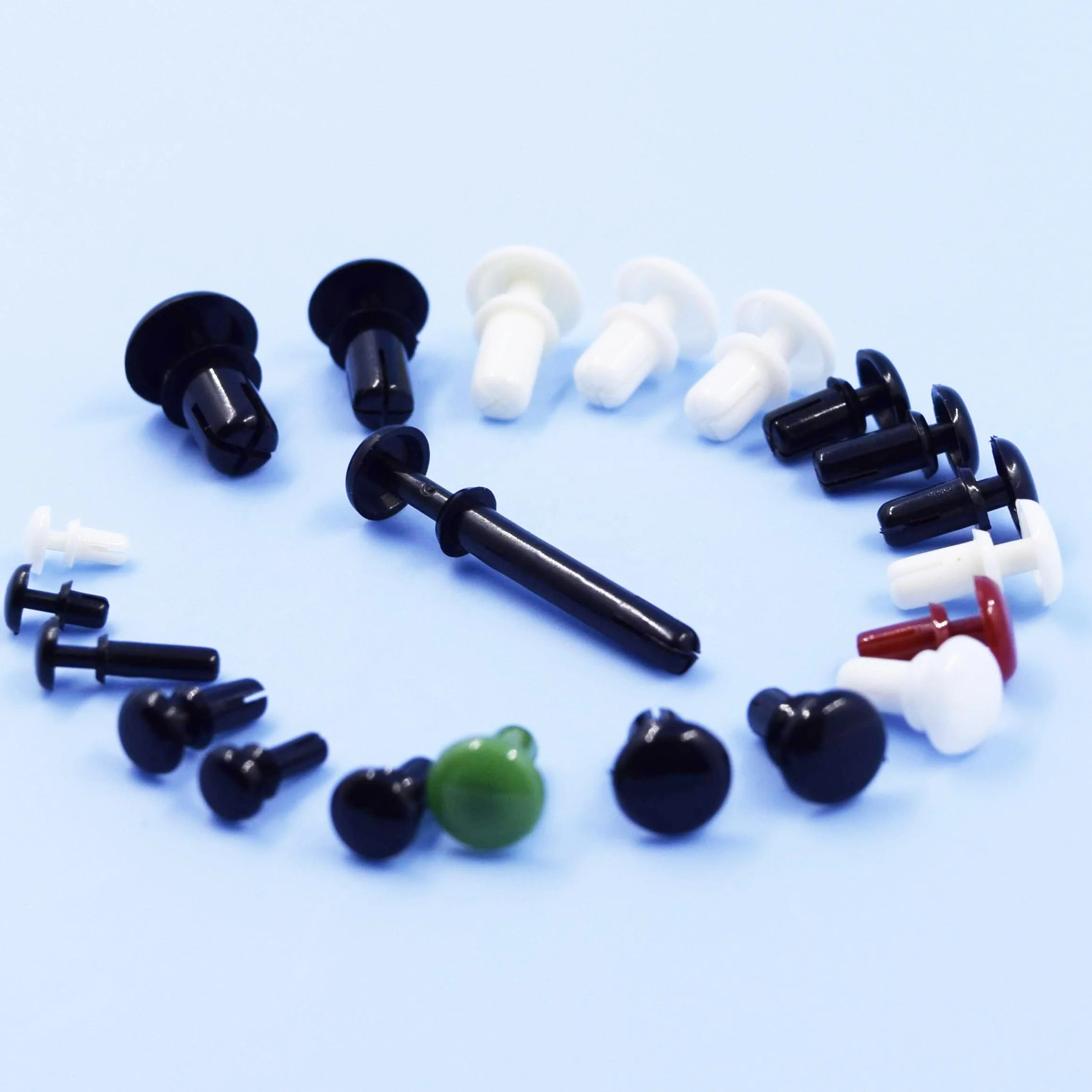 Taichen China Round Head Nylon Plastic Push Snap Rivets - Buy Plastic ...