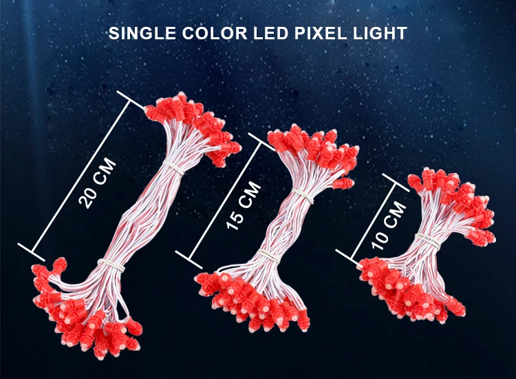 Hot Selling Dc12v 9mm Ws2811 Ip68 Waterproof Addressable Led Smart ...