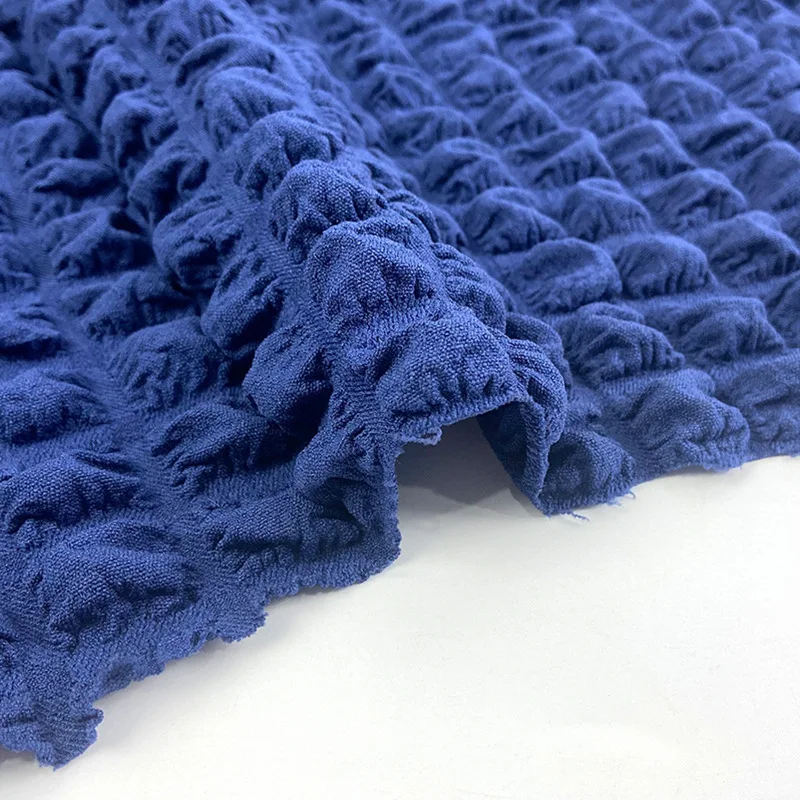 Factory Crinkle Crepe Pop Fabric Dobby Bubble Jacquard Seersucker ...