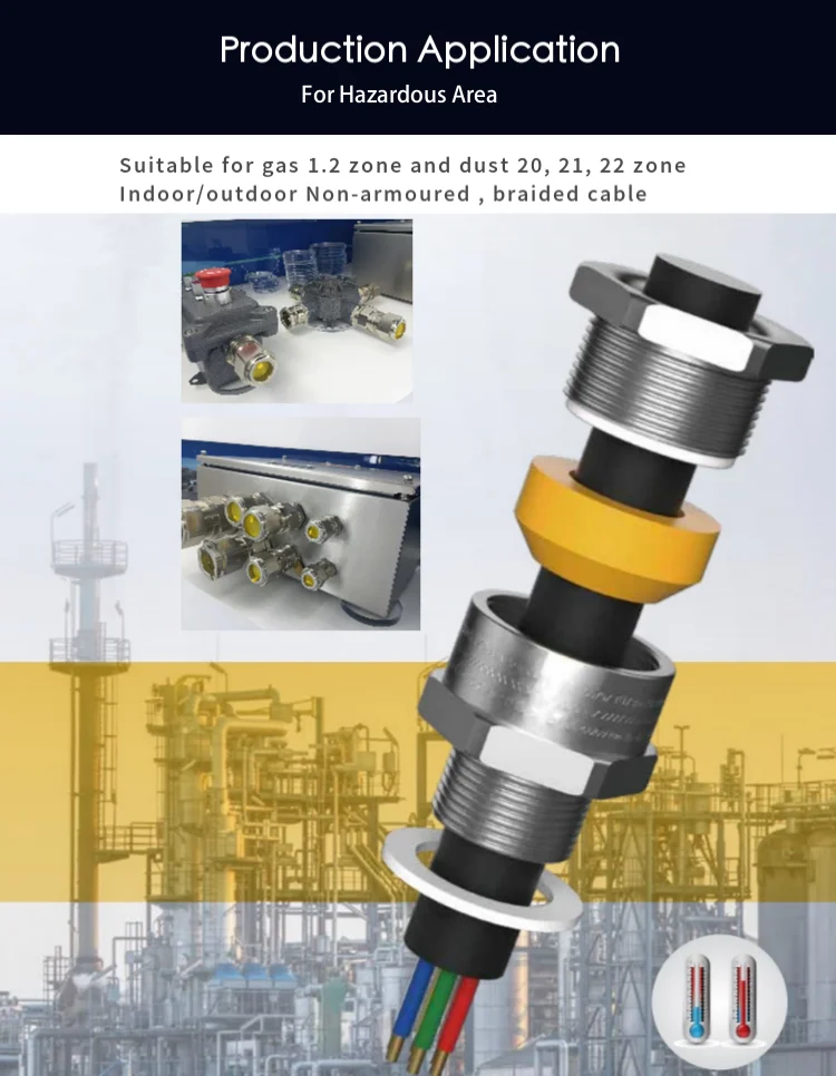 Ex Proof Marine Type Stainless Steel Cable Gland - BEISIT