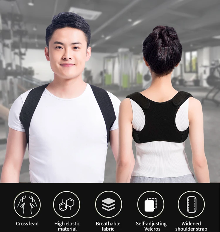 Adjustable Comfortable Corrector De Postur Hunchback Brace Body Support ...