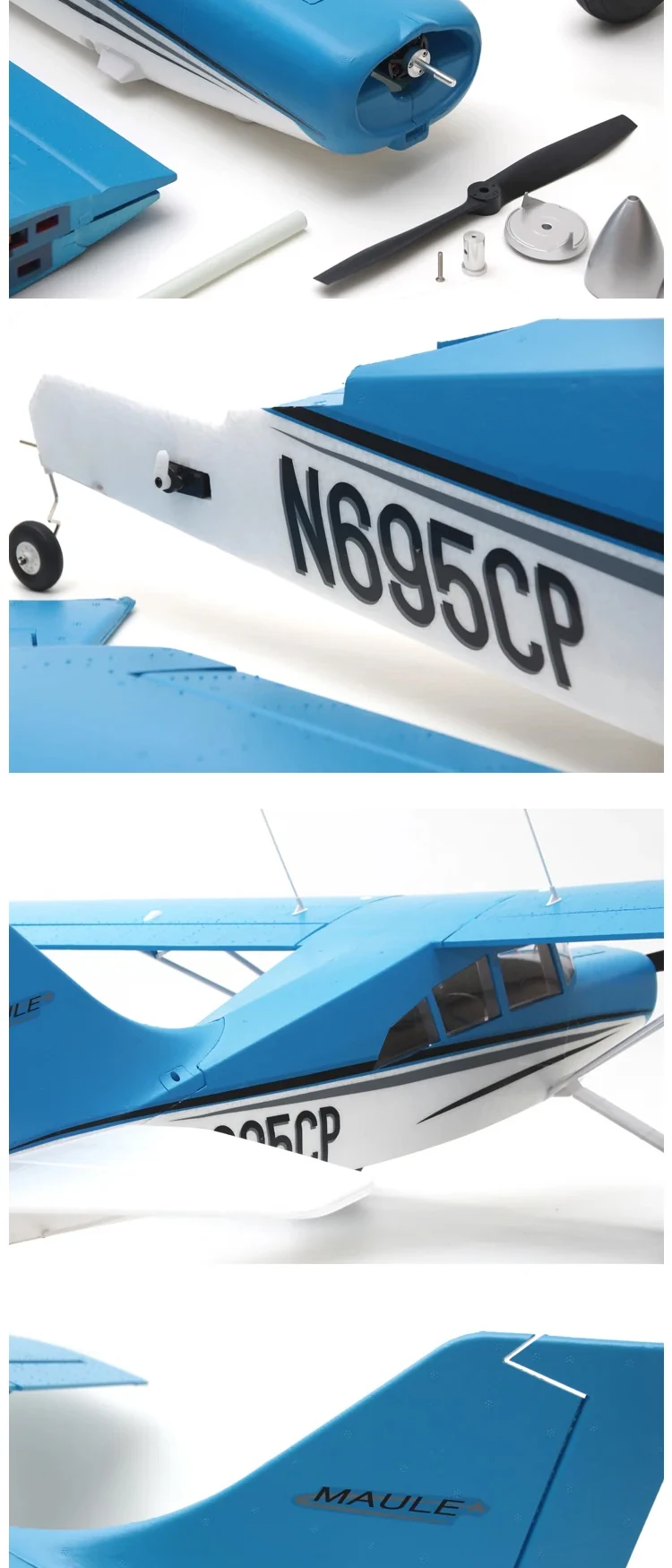 FMS Maule 1500mm RC Plane PNP Kit - STOL & Scale Details