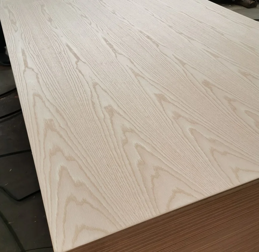 Professional Red Oak Veneered Sheet Red Oak Plywood Factory 4*8ft Red ...