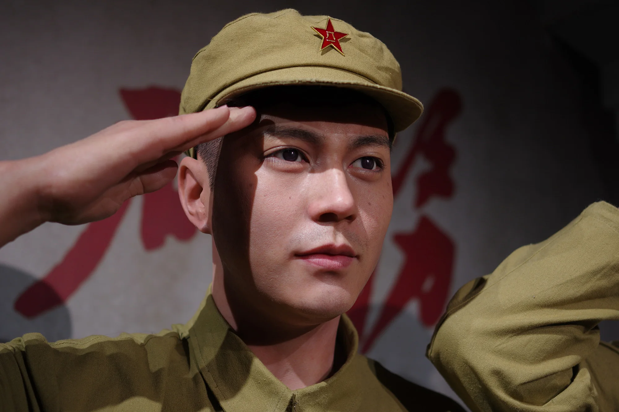 Realistic Life Size Movie Warrior Statues for Wax Museums