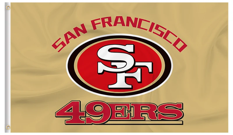 Hot Style 100% Polyester Outdoor Nfl Team Banner San Francisco 49ers ...