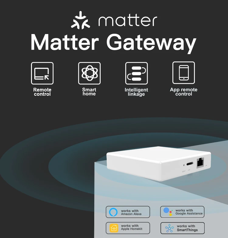 RSH Matter Gateway - Smart Home Hub for Alexa & Google RSH Matter Gateway - Smart Home Hub for Alexa & Google