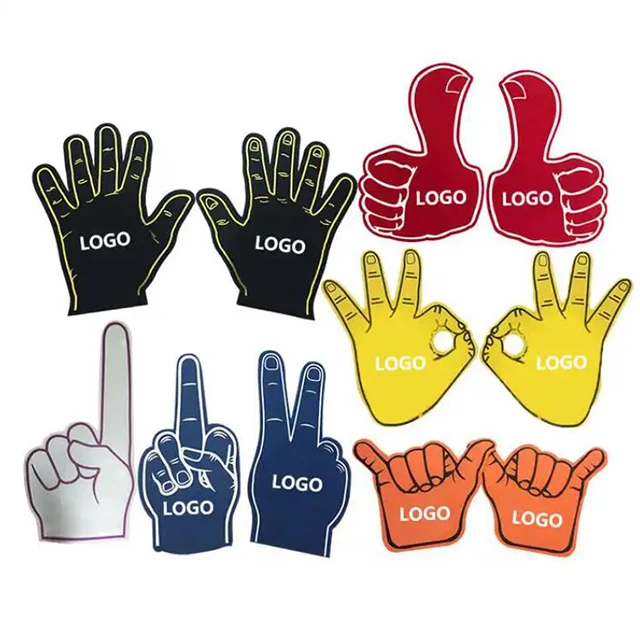Foam Finger Custom Shape Make No 1 Shape Eva Material Middle Finger ...