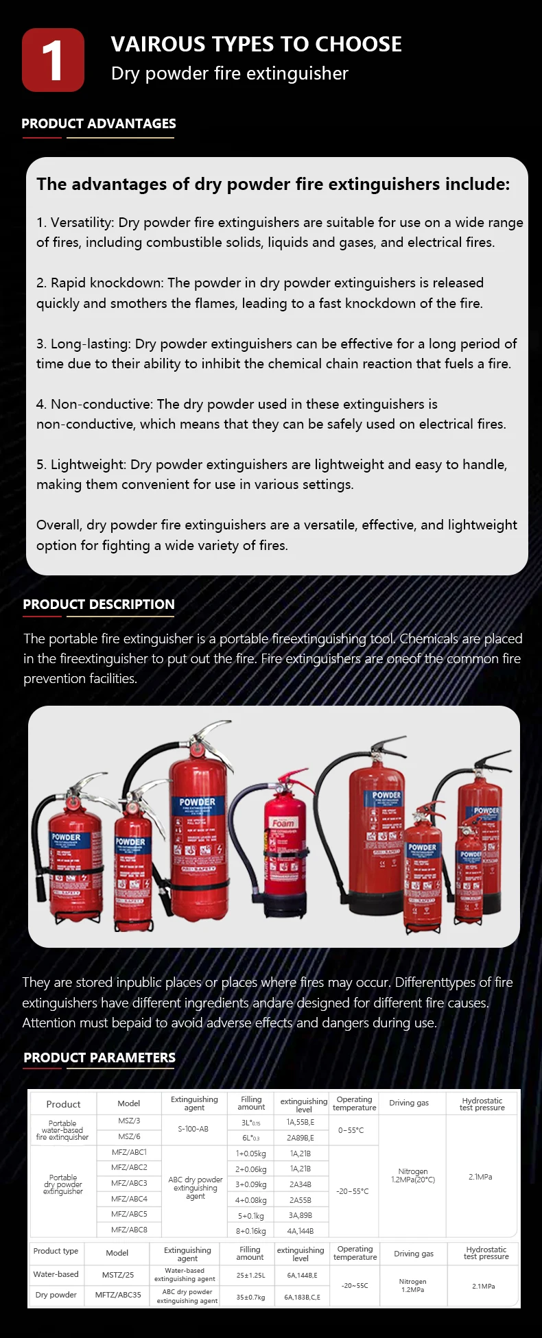 Wholesale Fire Extinguishers - CE 40% ABC Dry Powder