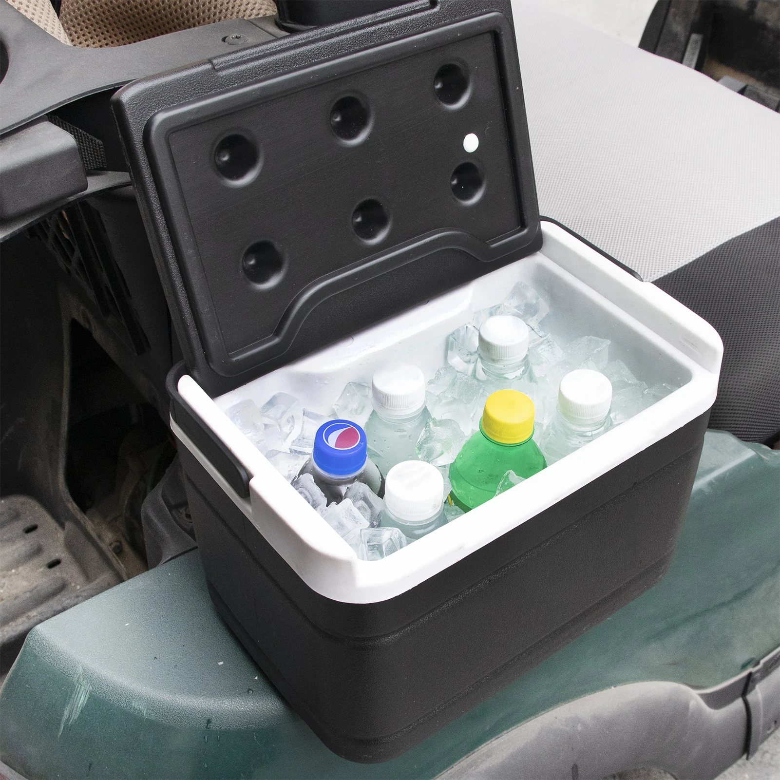 Black Club Car Ice Cooler with Bracket - Fits Precedent Models ...
