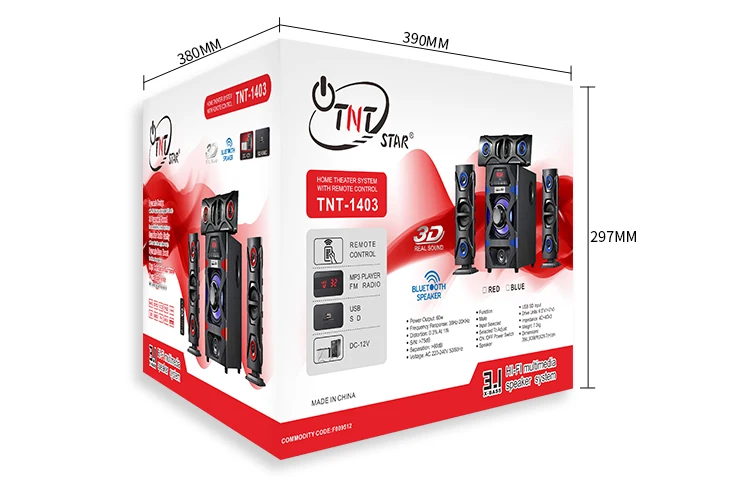 TNTSTAR TNT-1403 3D Real Sound Hi-Fi Multimedia Speaker System