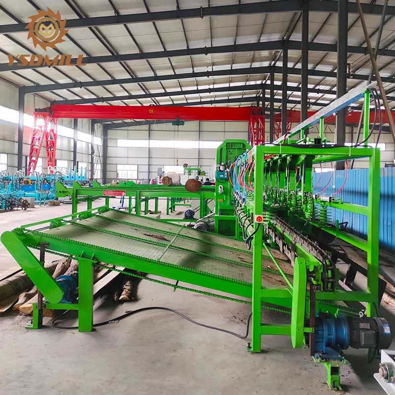 Fully Automated Saw Timber Sawmill Line - Double Head Bandsaw