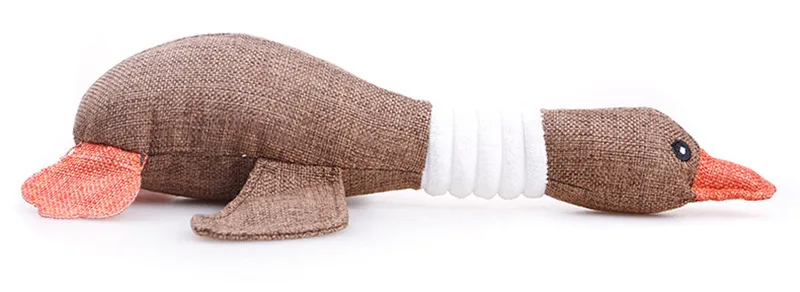 Durable Flying Duck Indestructible Squeaky Interactive Pet Toys Dog ...