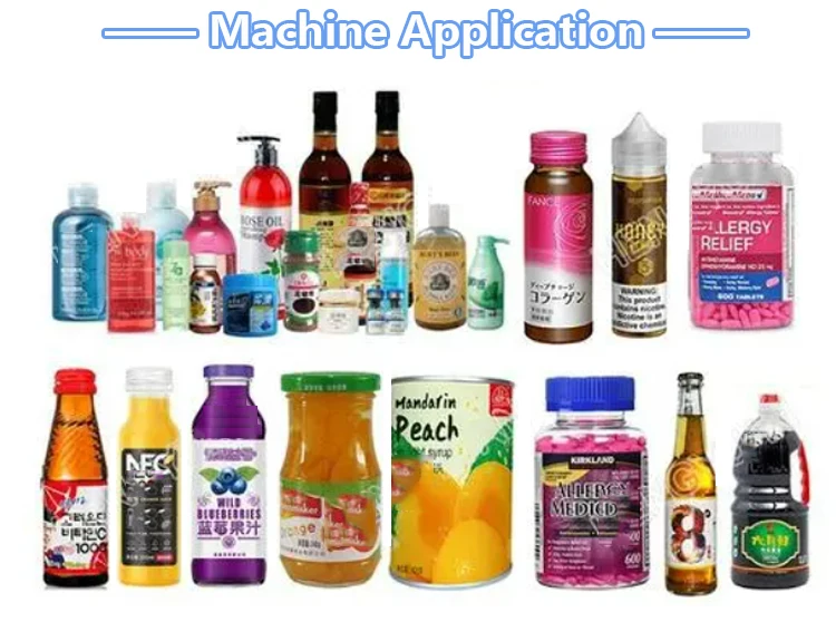 Automatic Sticker Round Metal Can Labeling Machine Fix Position Label ...