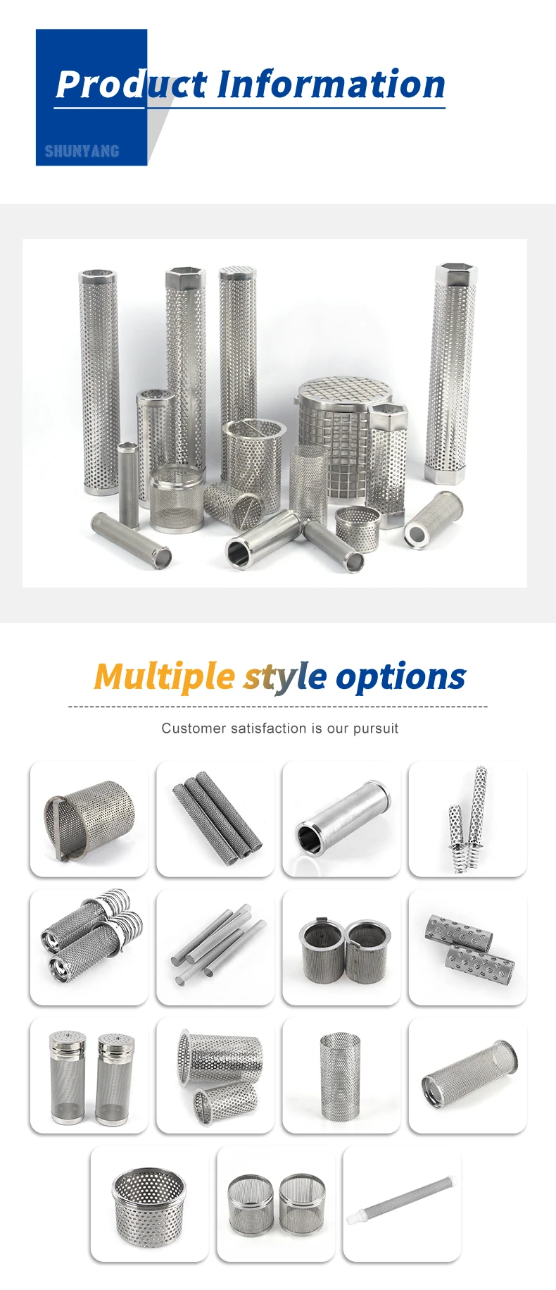 Stainless Steel Perforating Porous Metal Filter Mesh Tube - Buy Metal ...