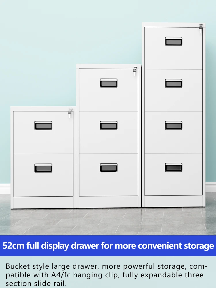 Steel Small File Cabinet With Drawers For Storage And Archive Cabinet ...