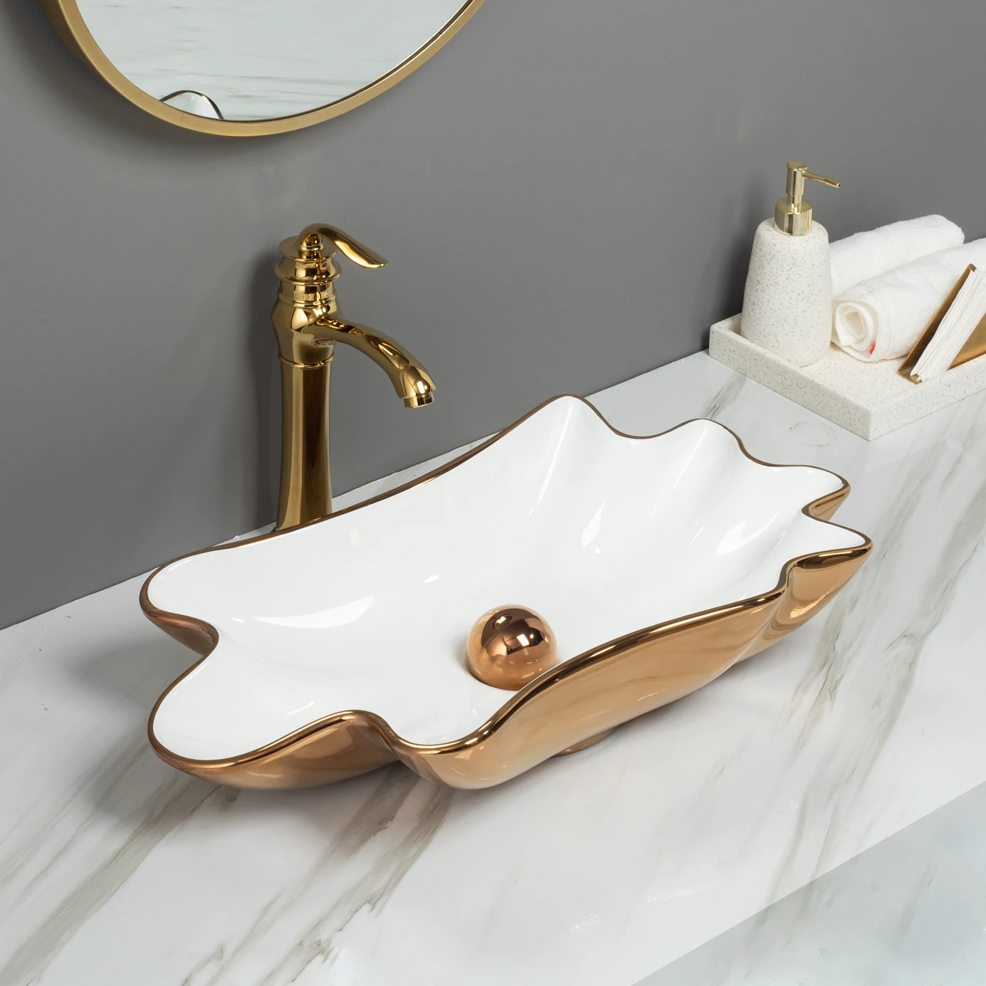 Hand Wash Black Sink Bathroom Countertop Art Wash Basin Sink With Draws ...