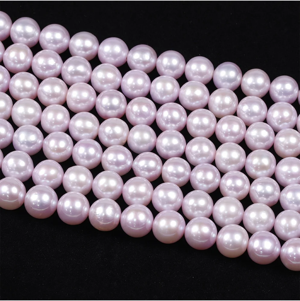 Wholesale 7-8mm Aaaa+ Grade Light Pink Color Dyed Cultured Freshwater ...