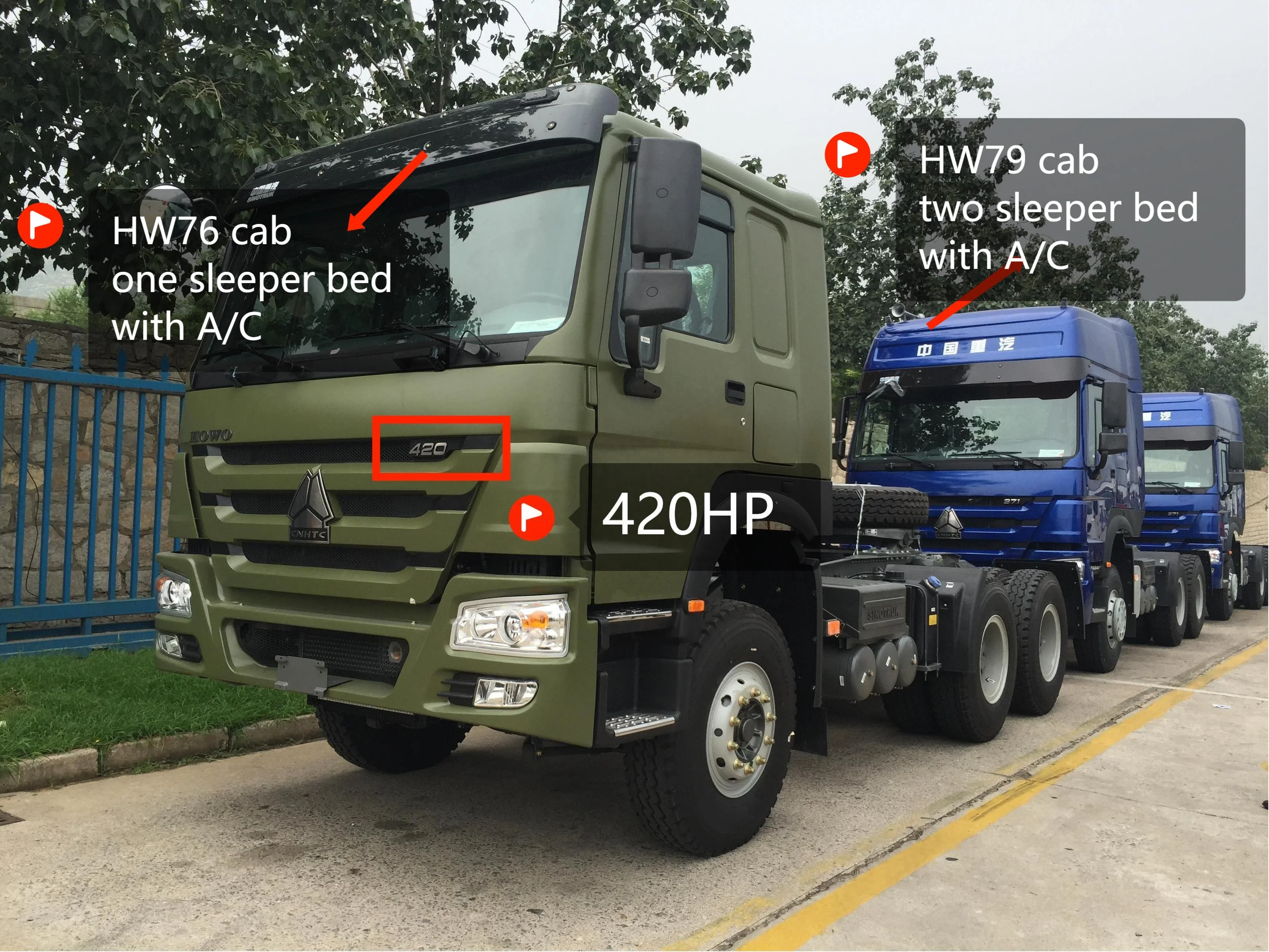 HOWO 380HP Tractor Trucks - Reliable Heavy-Duty Performance