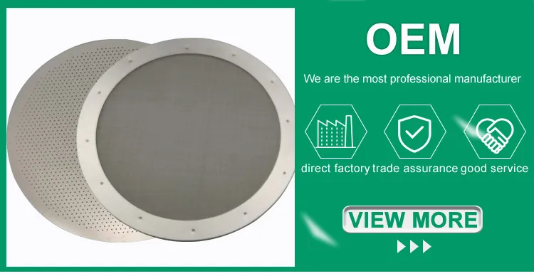 150 Micron 58.5mm 53.5mm 51mm Puck Screen Puck Screen Sintered Coffee ...