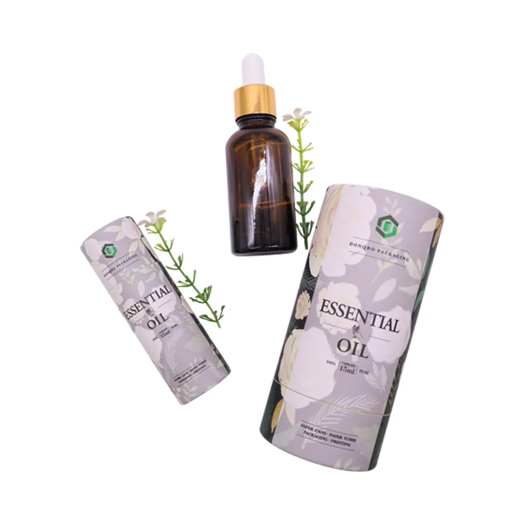 Luxury Custom Biodegradable Round Box Packaging Essential Oil Reed ...