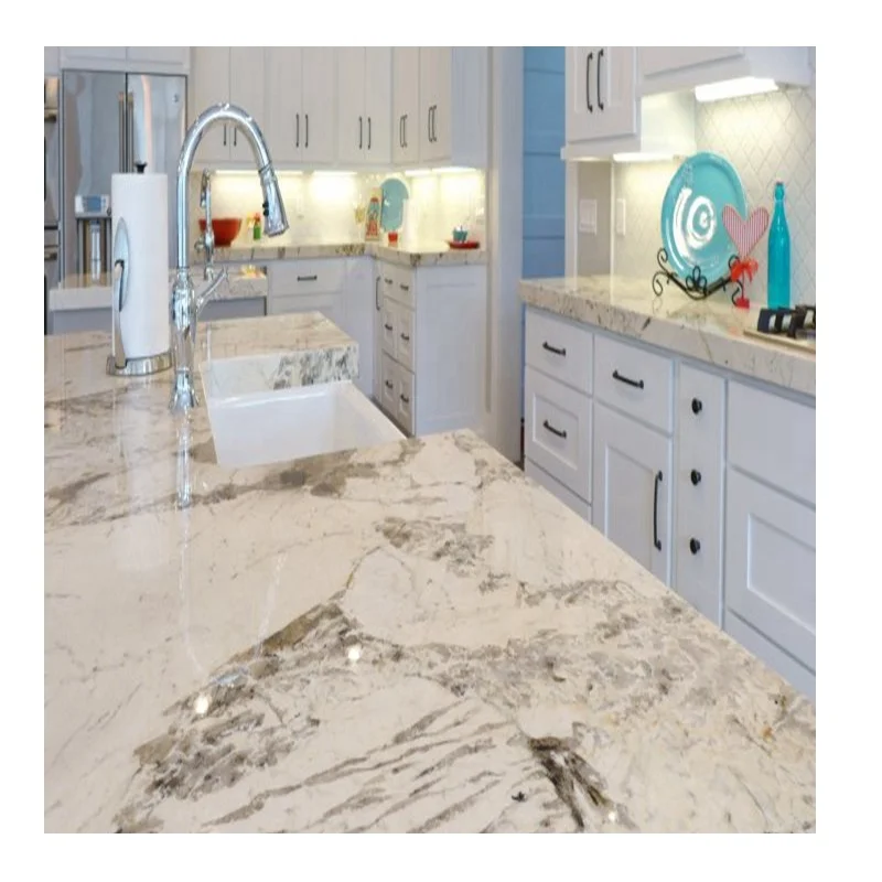 Alpine White Composite Granite Countertop Washbasin Vanity Tops Table ...
