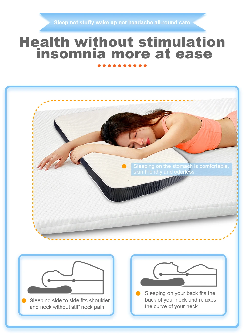 Factory Oem Odm Saien Classic Bread Memory Foam Cooling Gel Bed Sleep ...