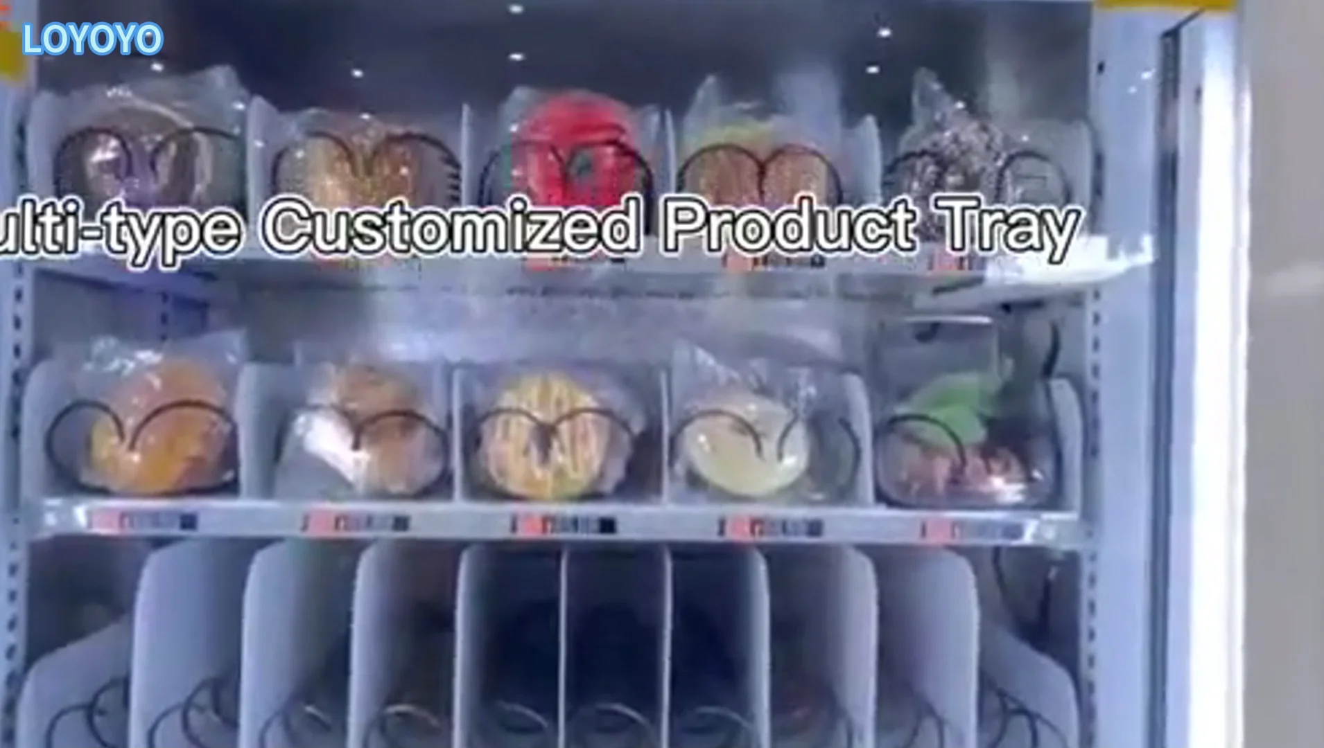 Smart Lunch Box Touch Screen Vending Machine Three Microwave Control ...