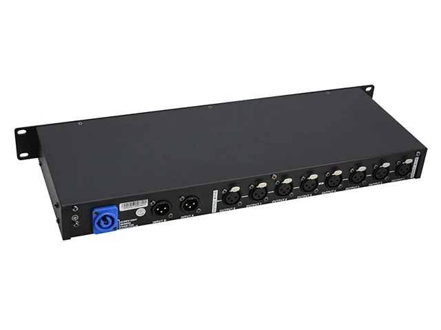 VanGaa DMX512 Splitter & Decoder 2-in-8-Out Signal Amplifier with ...