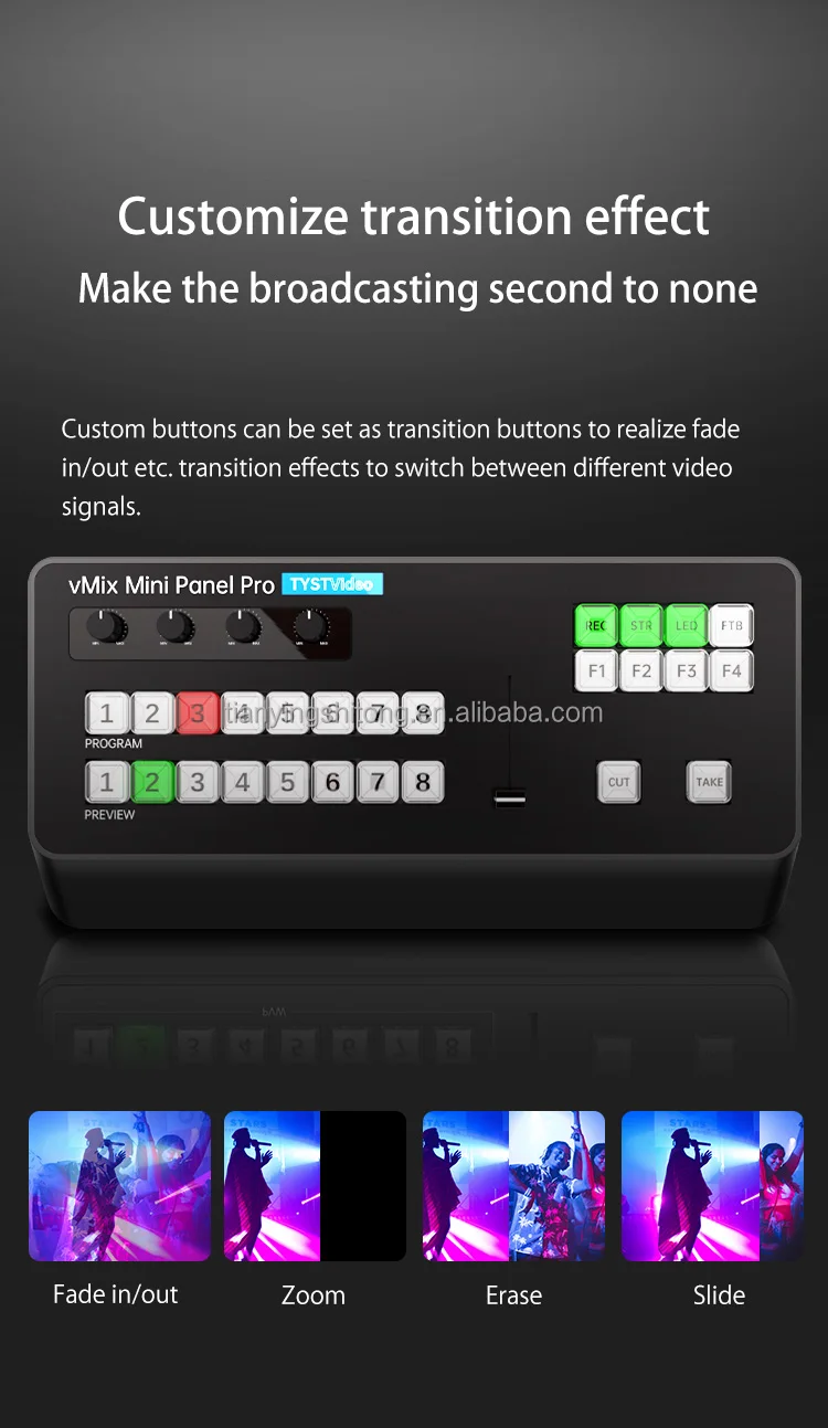 Vmix&OBS Switcher Live Streaming Broadcast MVS8 Broadcast Video ...