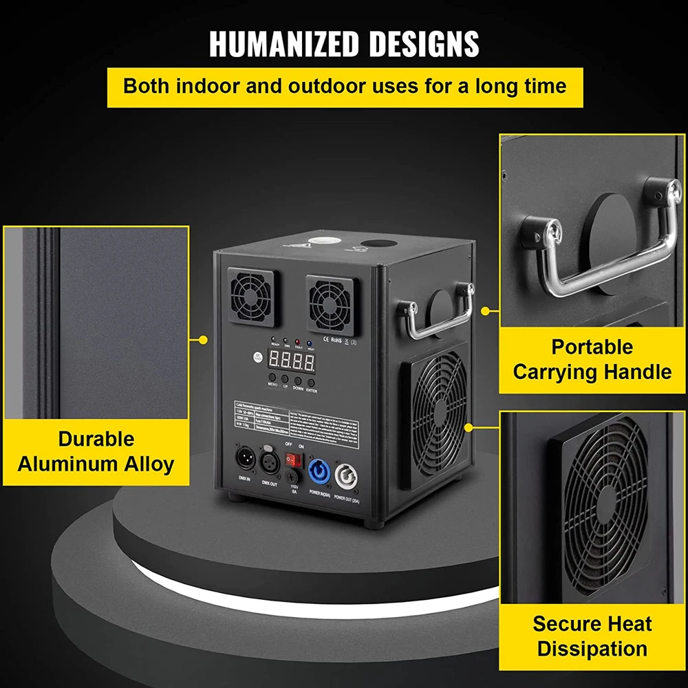 Electronic Cold Pyro Spark Fire Works Machine for Weddings