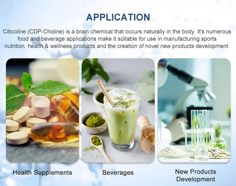 Fermentation Enzymatic Method Citicoline Powder 98% Bulk For ...