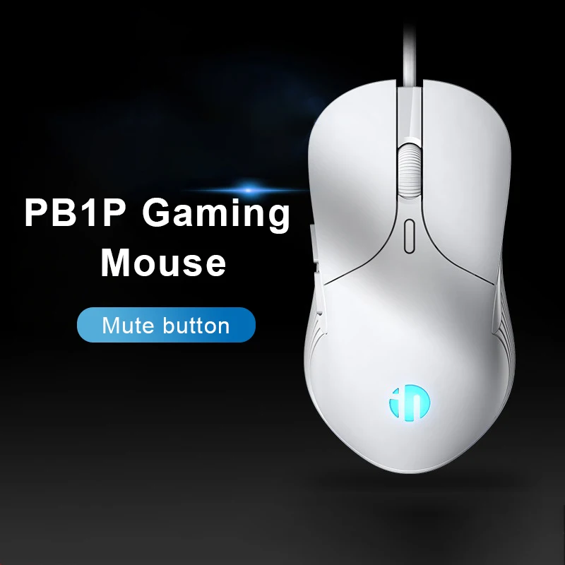 INPHIC PB1P Wired Gaming Mouse - 6-Button, 4800DPI Laser Tracking