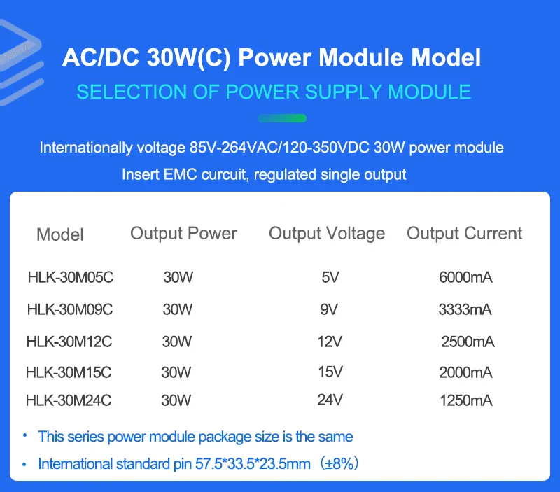 Ruist Hlk-30m12c Hilink Universal 220v/110v Ac To Dc 12v 3a Circuit ...