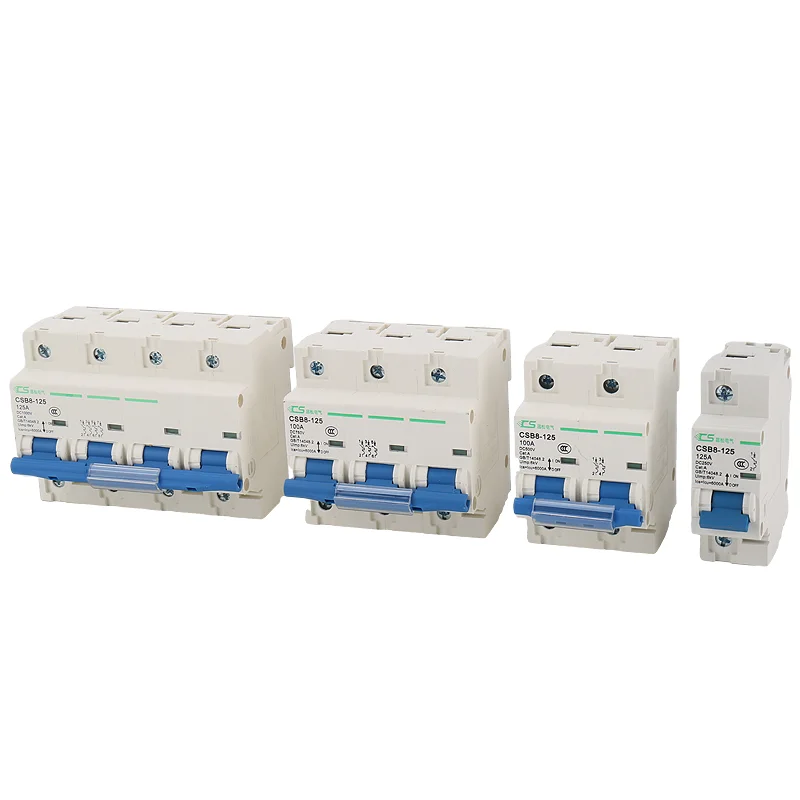 Cncsgk Csb8-125 Mcb Switch Double Pole 2p 2 Pole 2pole 63a 80a 100a 125a 6ka 500v Dc Electrical ...