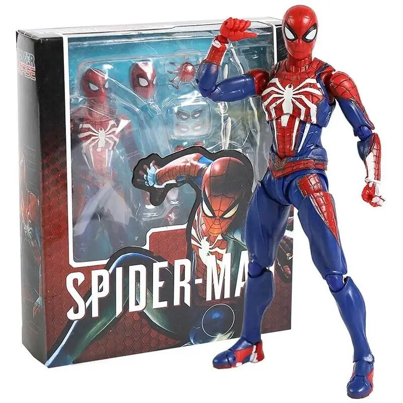 SPIDERMAN ACTION FIGURE Upgrade Suit Toy PS4 Game Edition Toy ...