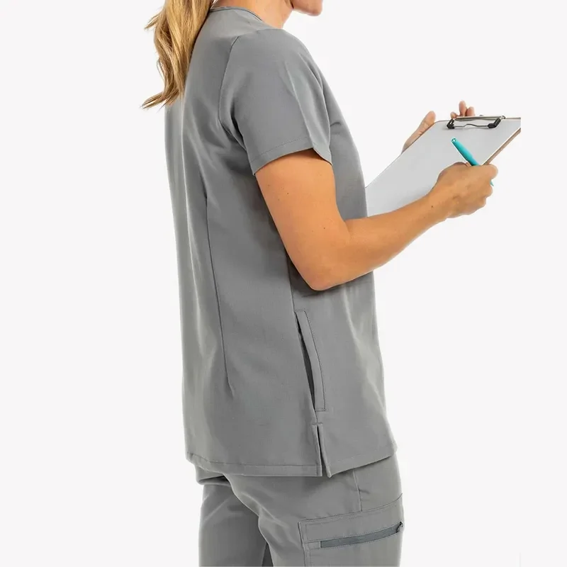OEM Factory Custom Logo Design Anti-microbico Medical Scrubs Uniforms ...
