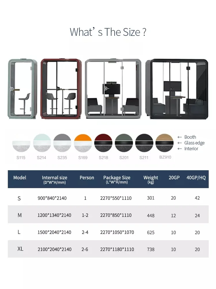 Soundproof Office Pod - Modern Acoustic Seating Solutions