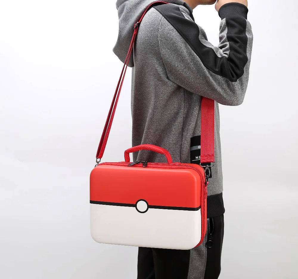 Pokeball Style Travel Carrying Case For Nintendo Switch Pokemon ...