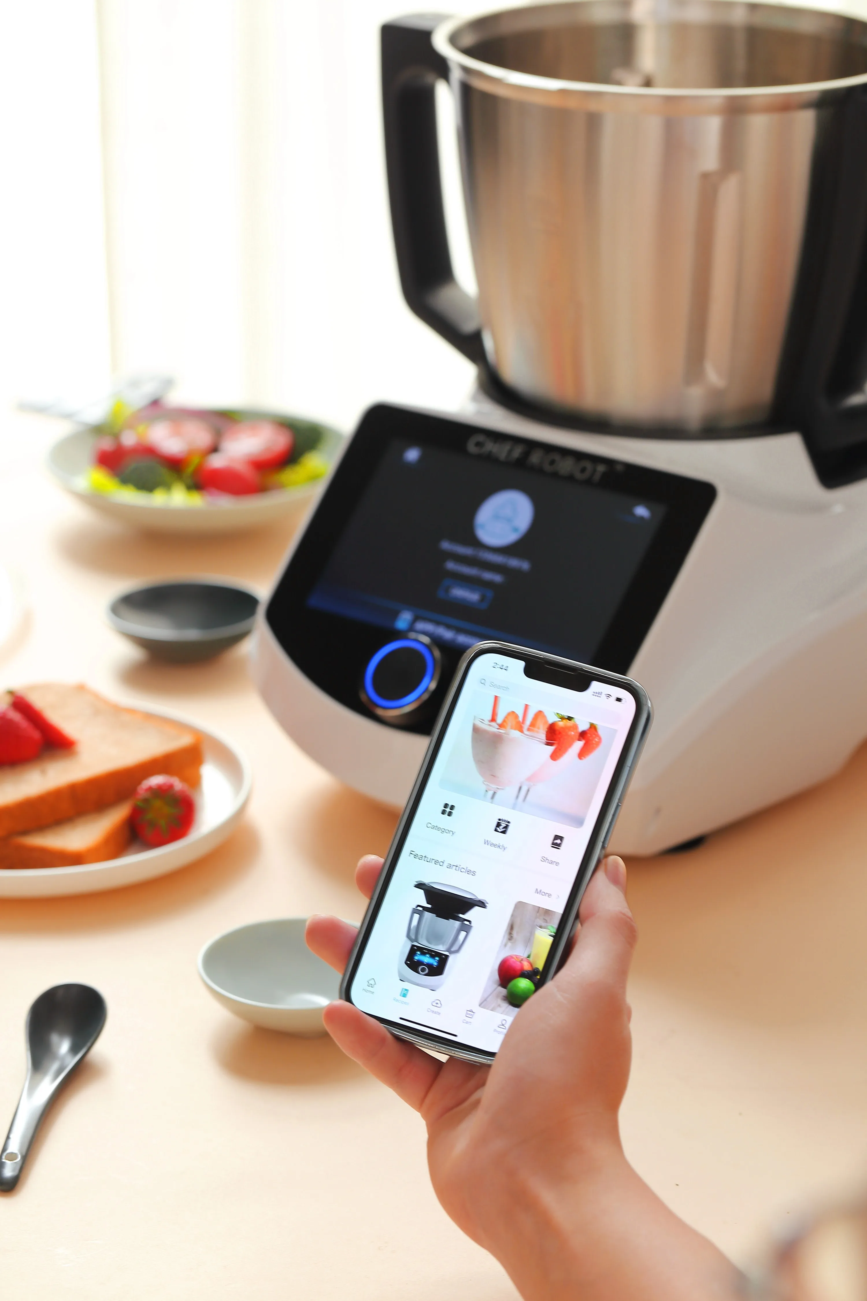 Multifunctional Thermomix Kitchen Robot - Smart Food Processor