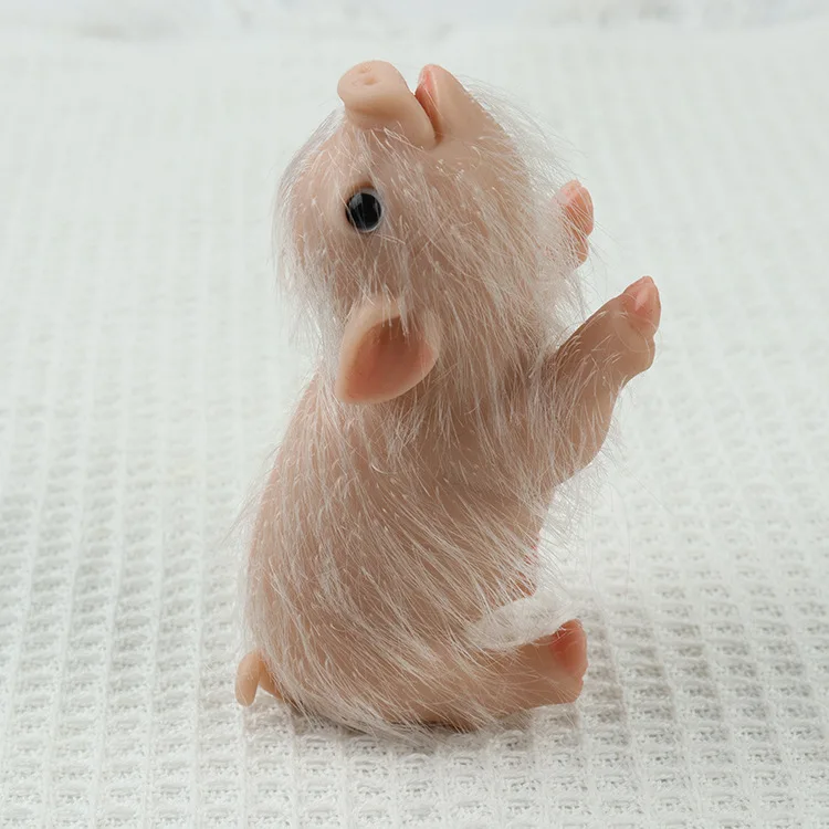 5inch Mini Realistic Silicone Pig Stretchy Fake Animals Body Mini ...