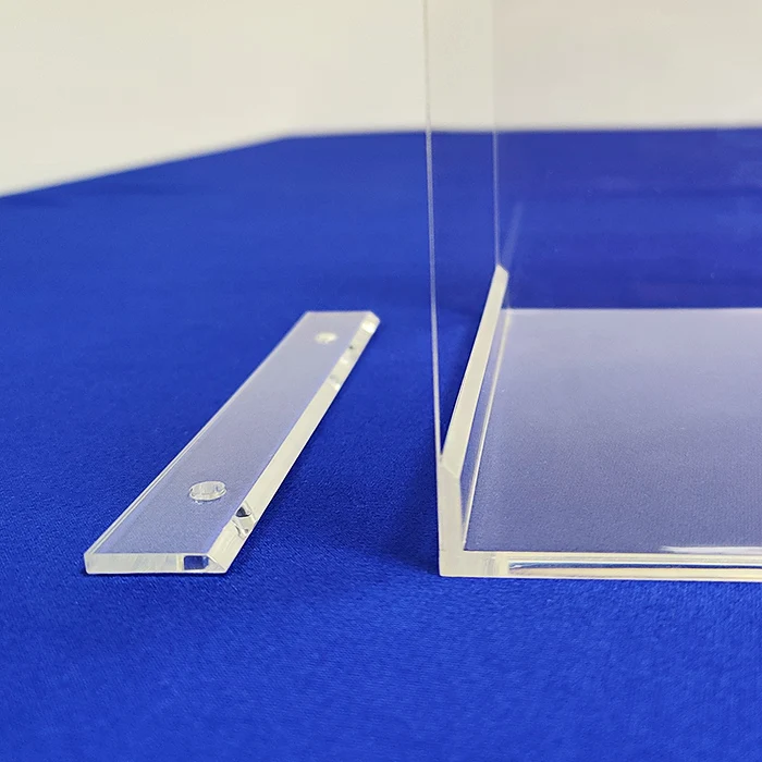 Custom Wall Mounted Cube Clear Acrylic Storage Box