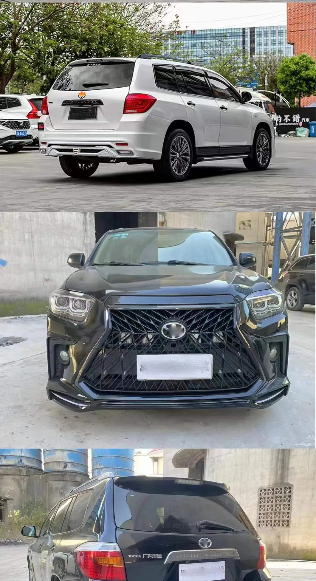 High-Quality Body Kit for 2012-2014 Toyota Highlander - Lexus Style ...