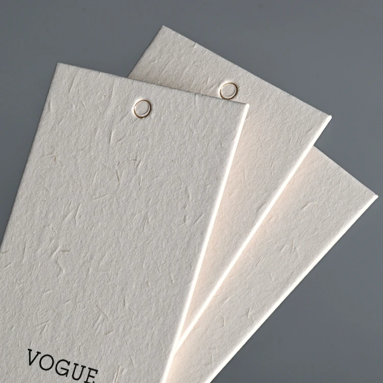 Custom Luxury Hanging Label With Free Slings Special Swing Paper ...