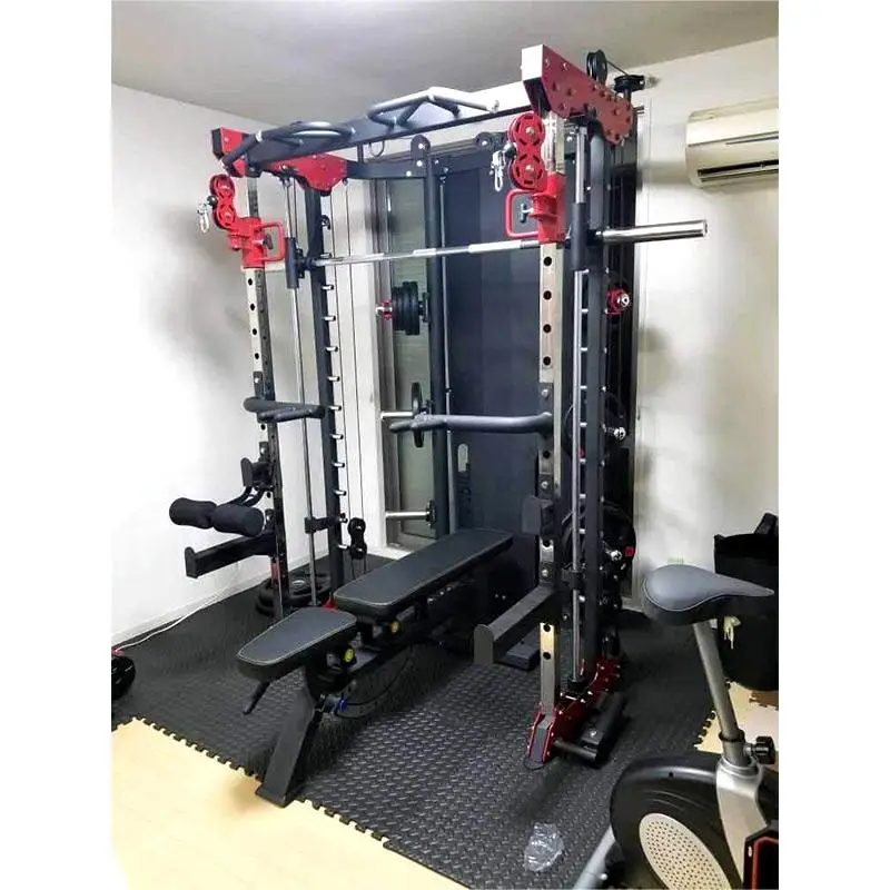 Multi Function Home Use Smith Machine With Weight Lifting Training ...