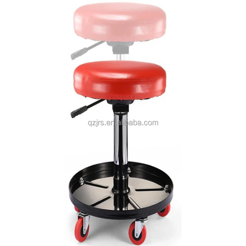 Rolling Creeper Garage Stool Shop Seat Padded Mechanic Stool With Tool ...
