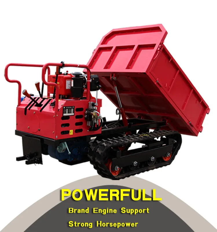 Mini Crawler Dumper Rubber Track Crawler Small Dumper - Buy Garden Mini ...