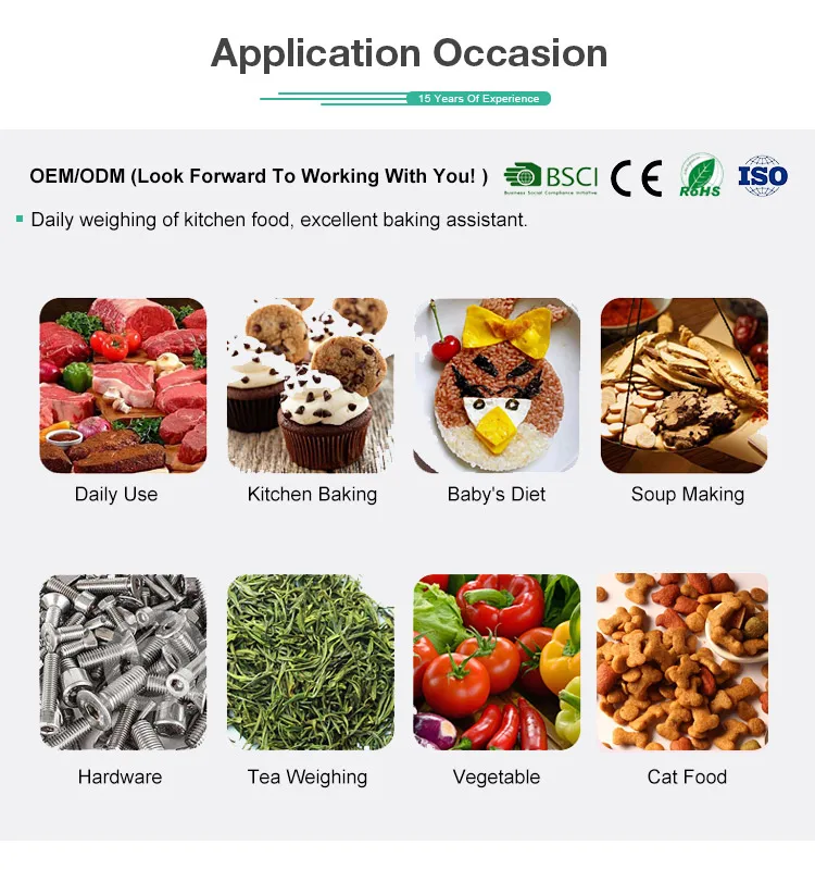 K75 Electronic Stainless Steel Platform Weighing Food Kitchen Scale ...