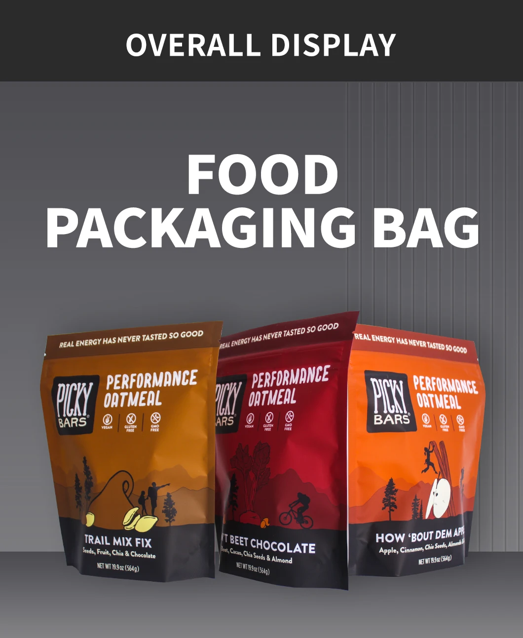 Custom Printed Inflatable Compressed Vacuum Snacks Rice Crust Cheese ...